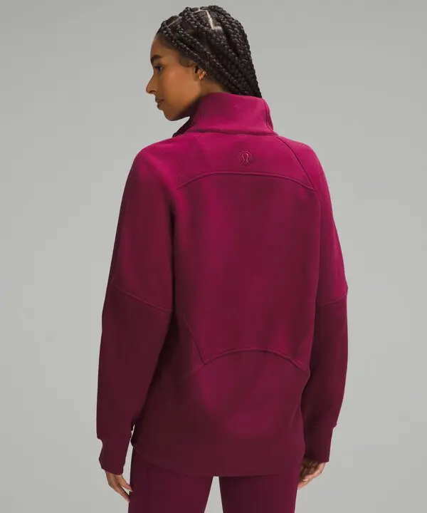 Lululemon Scuba Oversized Funnel-Neck Full Zip Long - Deep Luxe